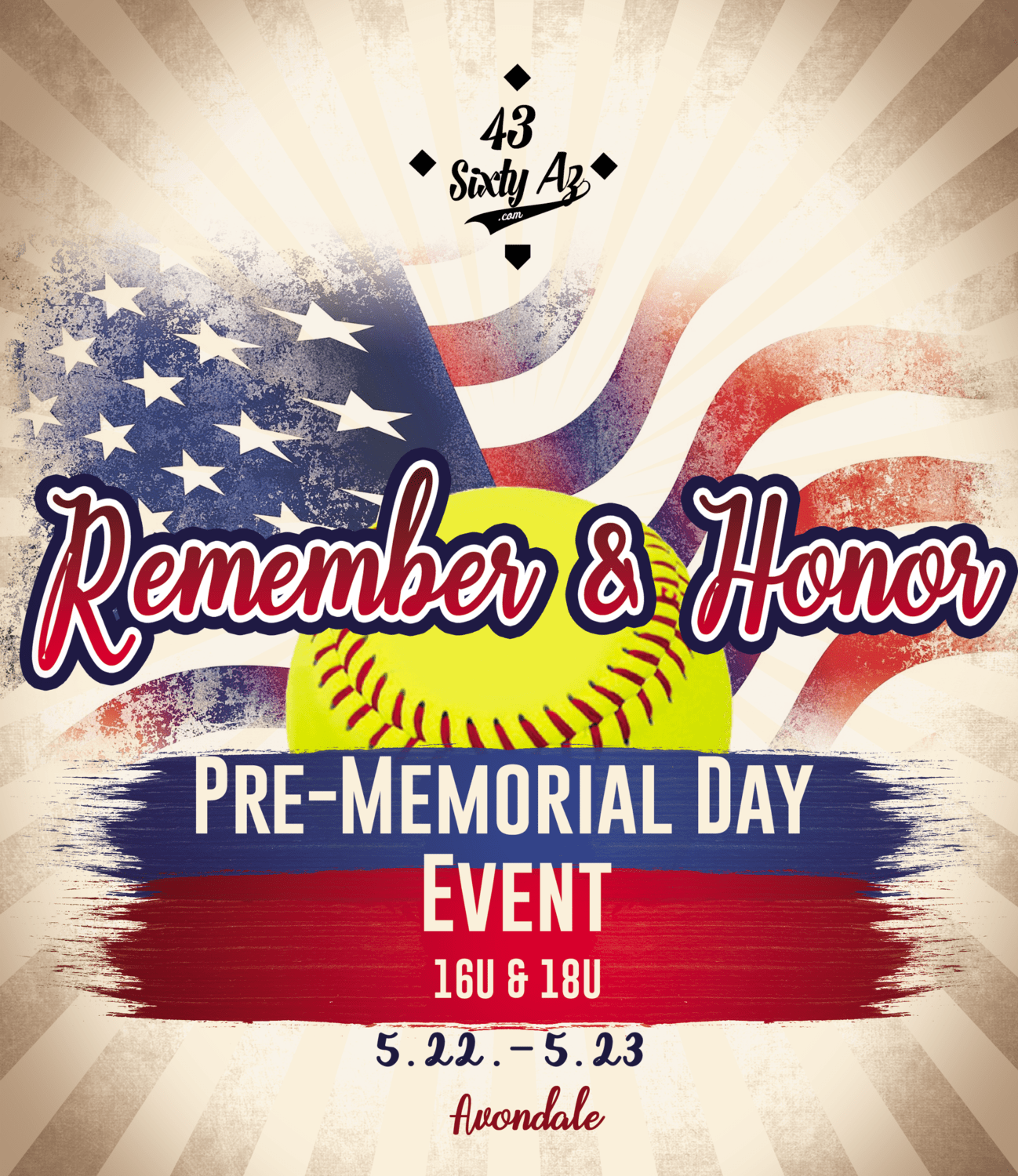 Remember & Honor Pre-Memorial Day Tournament Deposit – 43SixtyAZ.com